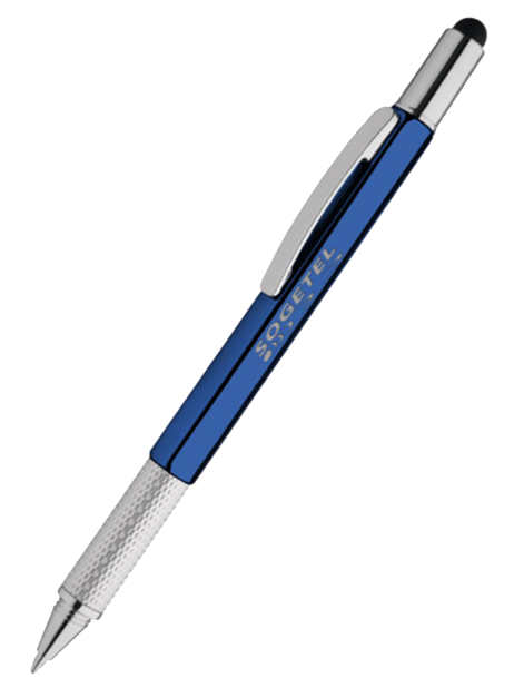 7-Function Tool Pen with Stylus | ADLER Business Gifts | Adler UK